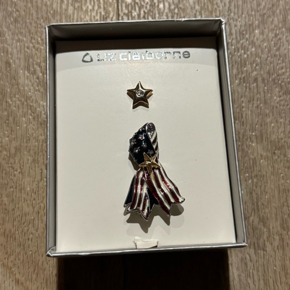 Liz Claiborne | Accessories | New Liz Claiborne Usa American Flag ...